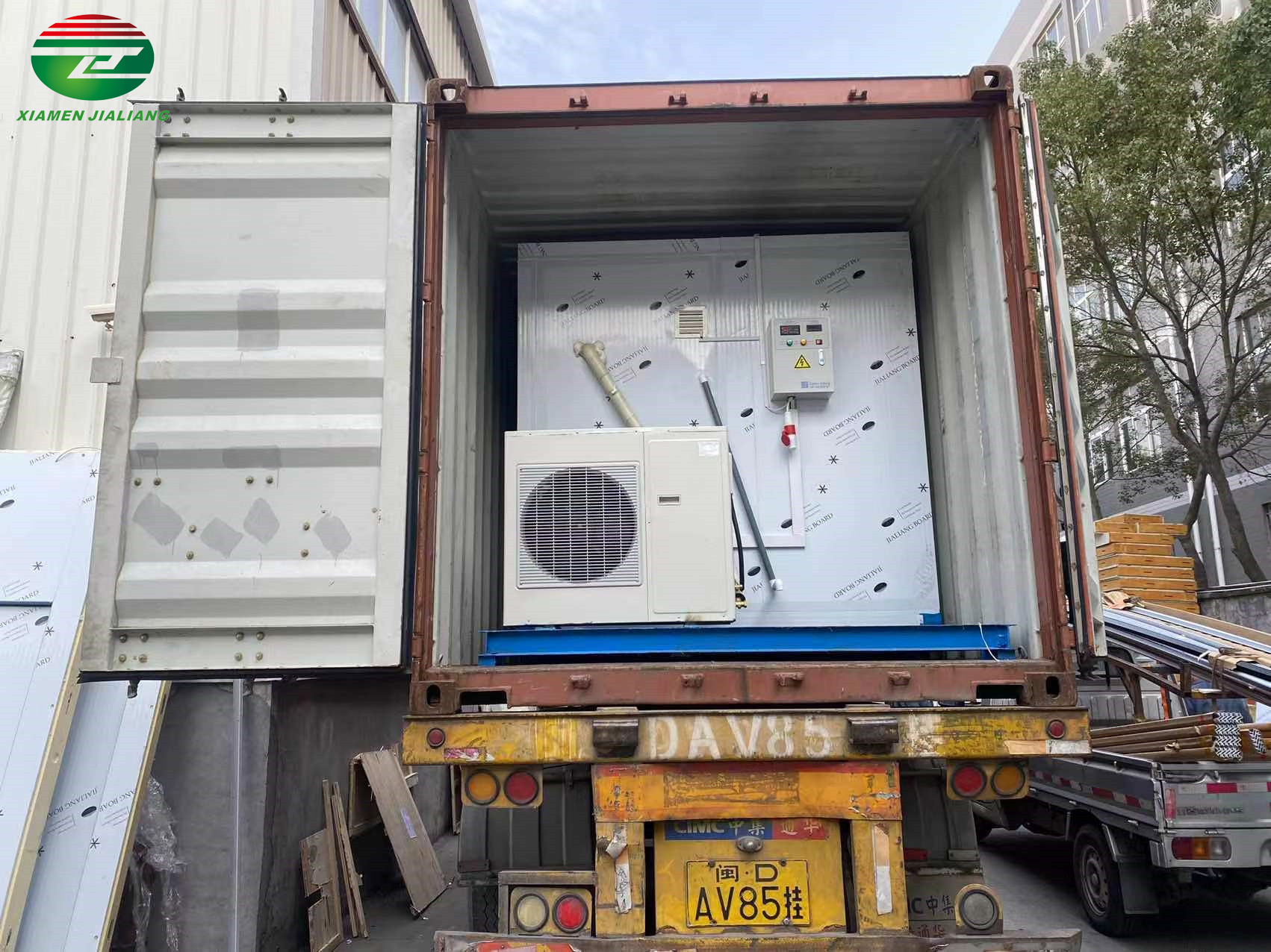 Safe container cold storage