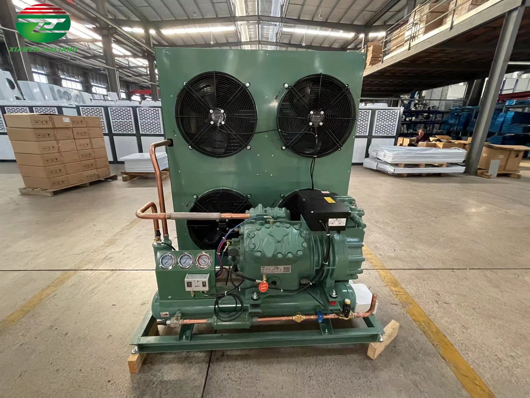 Durable stainless steel refrigeration unit