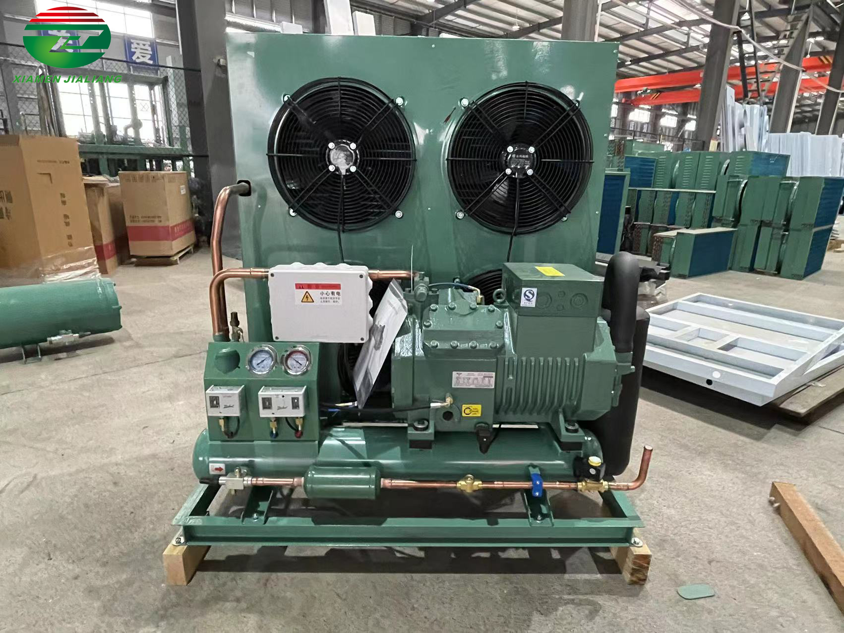 Air-cooled cold storage cooling unit