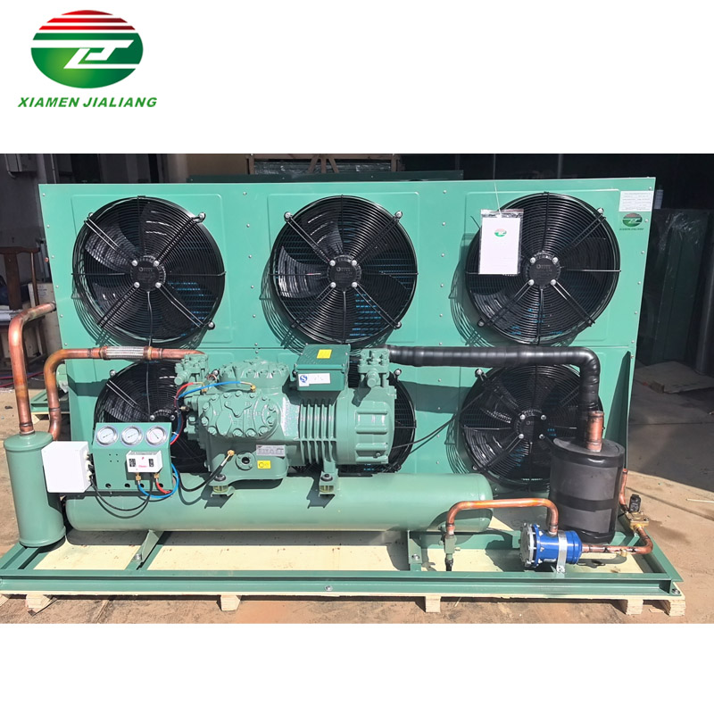 Fast condensing unit with high speed cooling and instant cooling