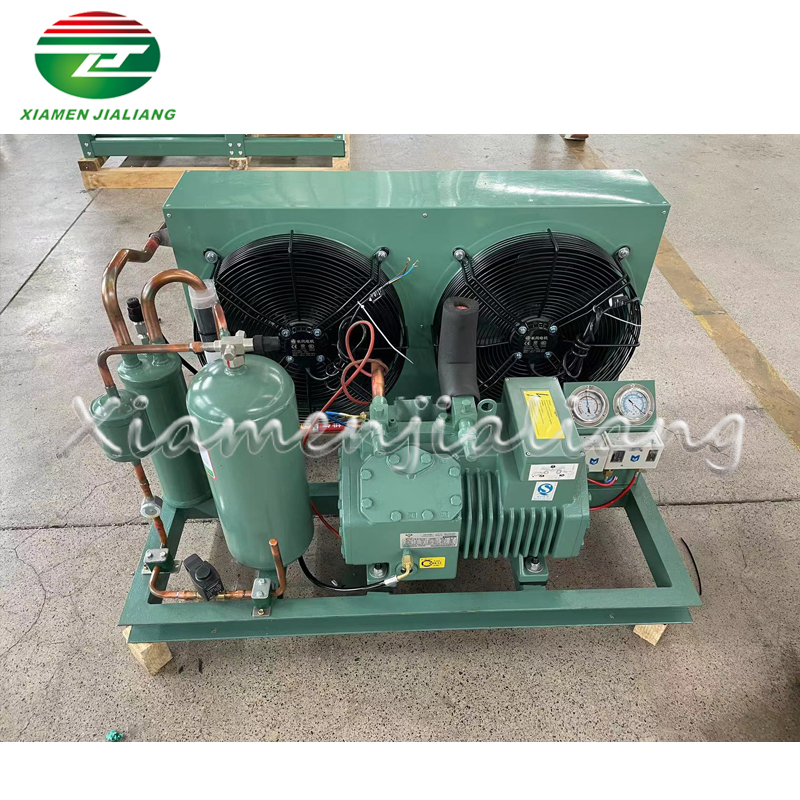 Mixed working medium environmental protection condensing unit solution