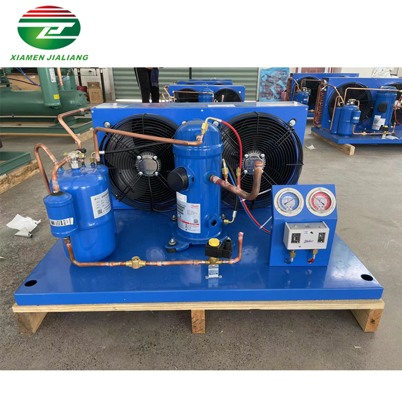 Efficient circulating cooling condensing unit