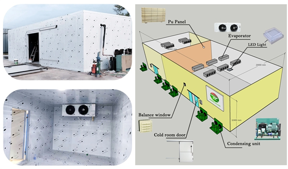Australia Customized Butchery Small Coldrooms Xiamen Jialiang