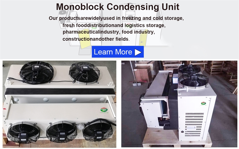 Elaborate system design 2Hp Refrigeration Freezer Monoblock Cooling Unit