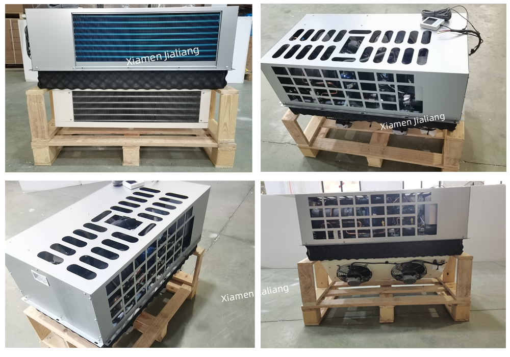 Air Cooled Monoblock Refrigeration Unit Recessed Installation Monoblock Condensing Unit
