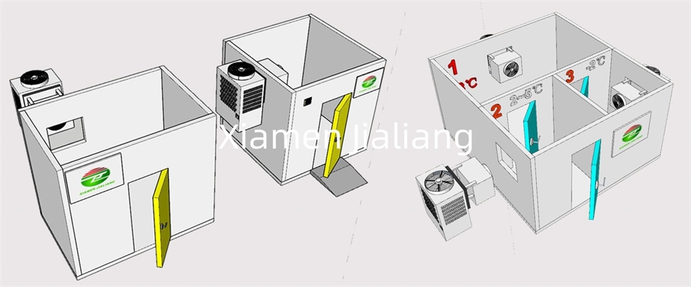 Wall Mounted Monoblock Refrigeration Unit Cold Room Monoblock Chiller ...