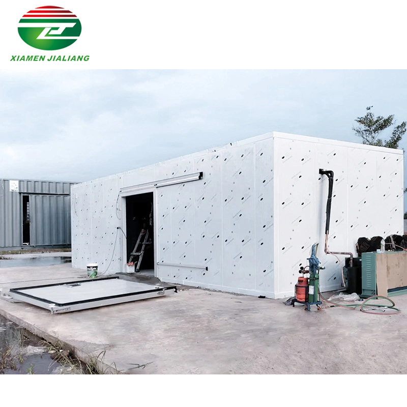 Prefabricated Cold Room For Cake Storage With Shelf Cold Room In ...